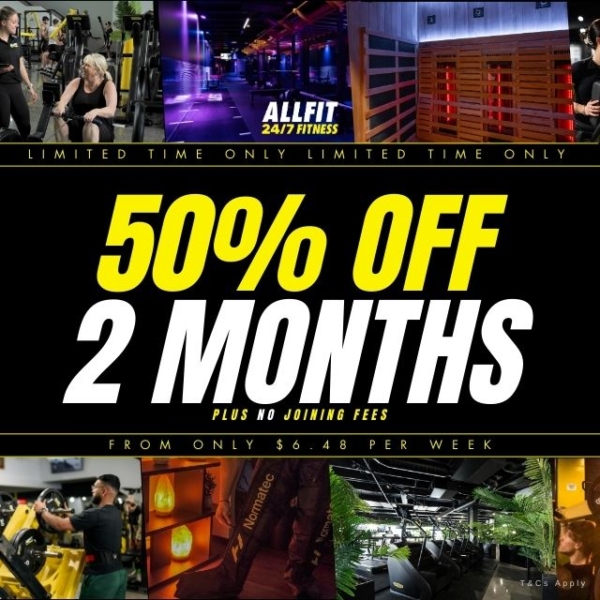 ALLFIT Constellation Drive | 24/7 Gym North Shore | $12.95 pw